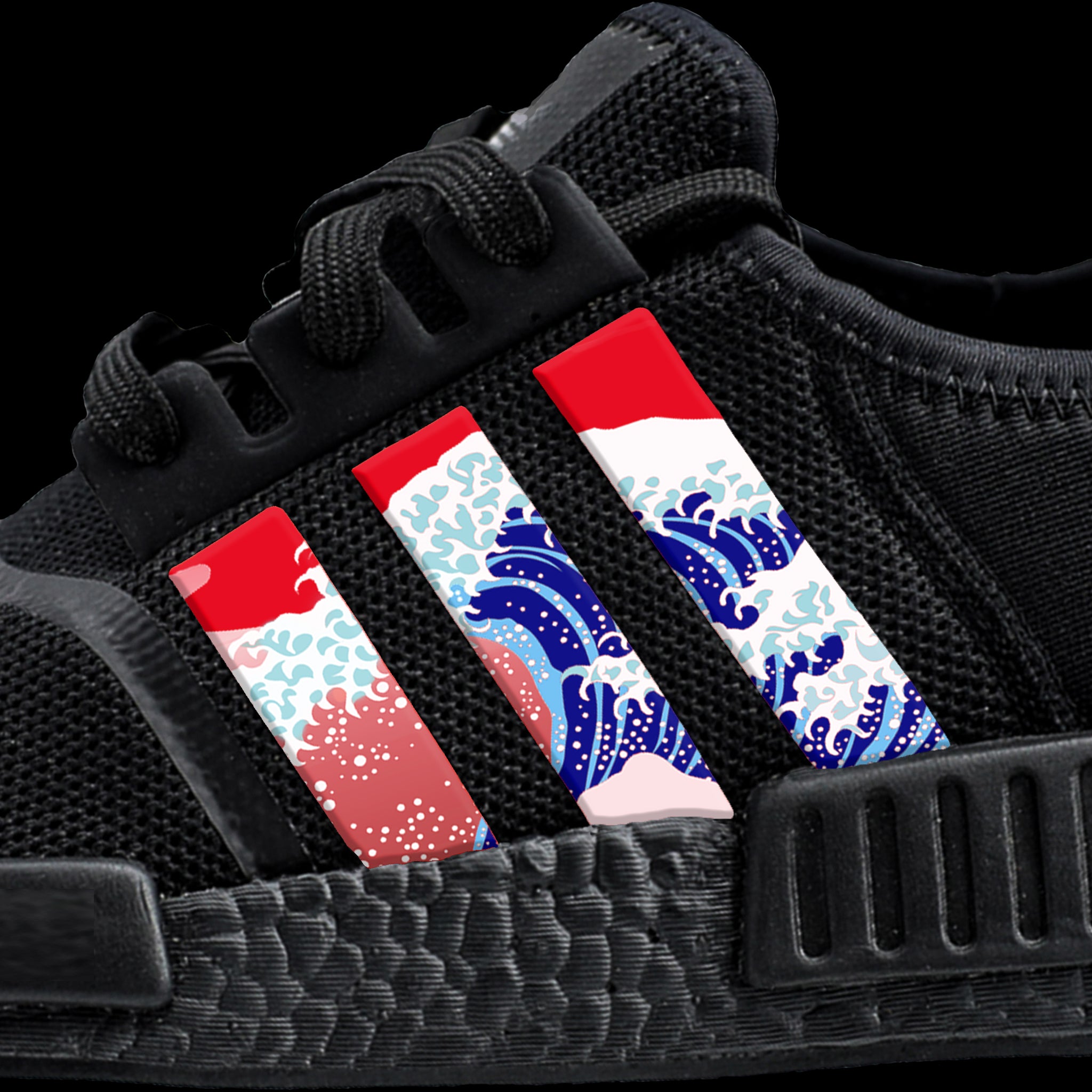 Great Wave NMD Stripe Decals – GLACÉ Inc.